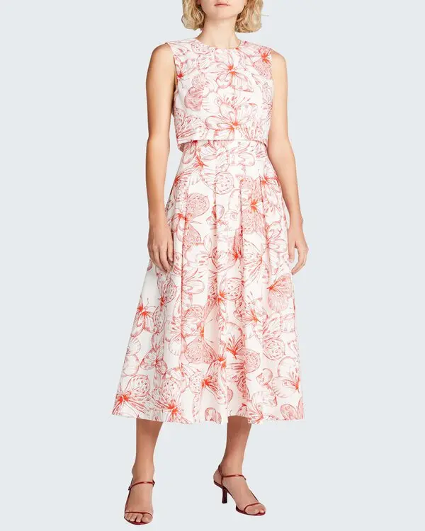 Ella Rose Printed Floral Dress
